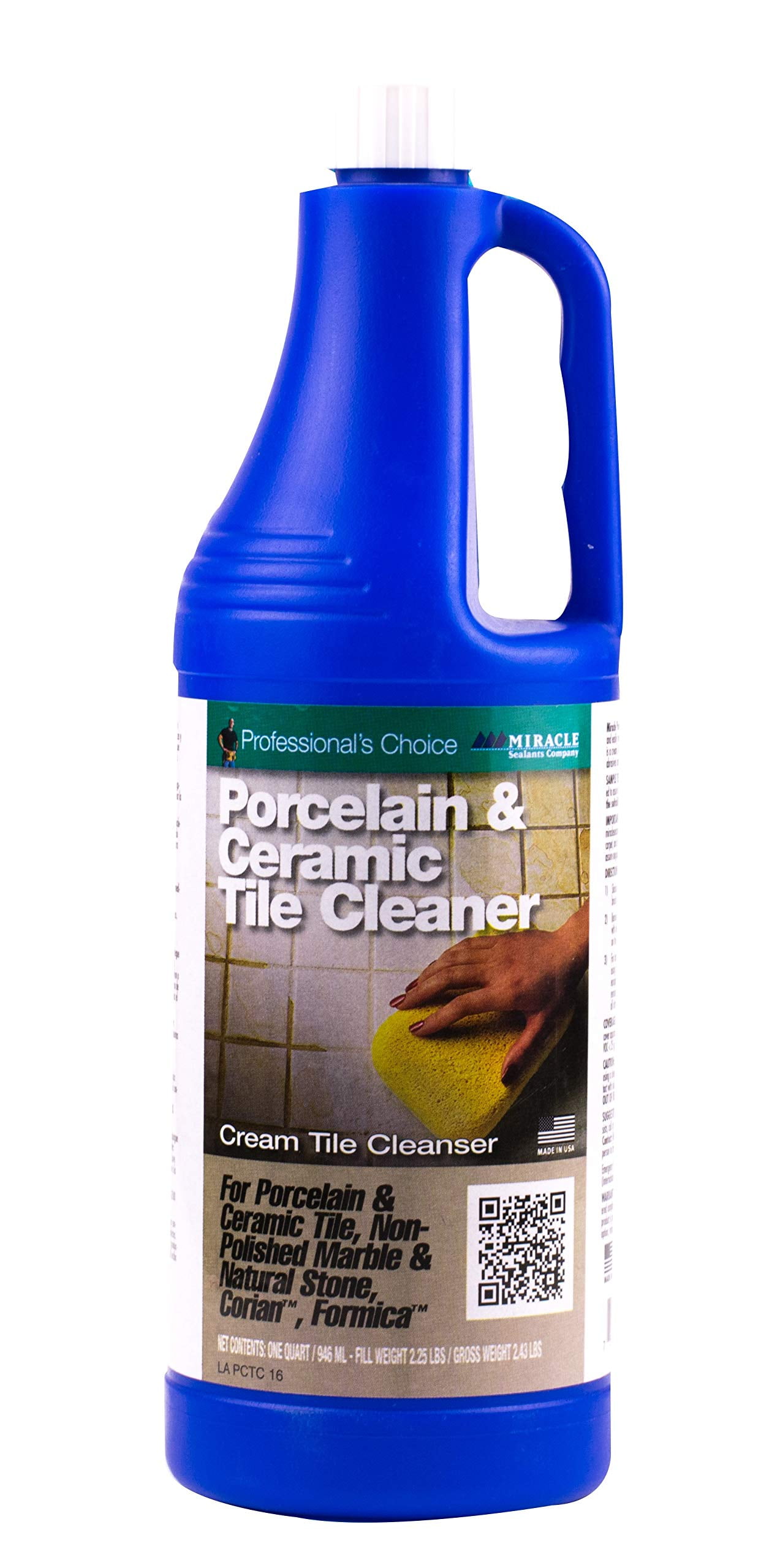 Miracle Sealants PCTCQT6 Porcelain & Ceramic Tile Cleaner, Quart ...