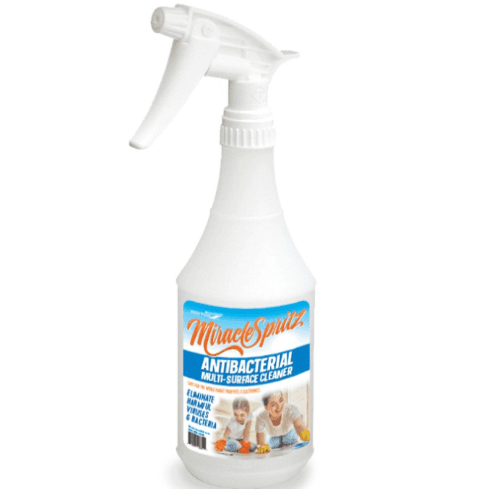 Miracle Spritz Antibacterial Multi-Surface Disinfectant Spray Bottle ...