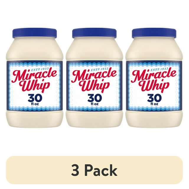 (3 pack) Miracle Whip Mayo-like Dressing, for a Keto and Low Carb ...