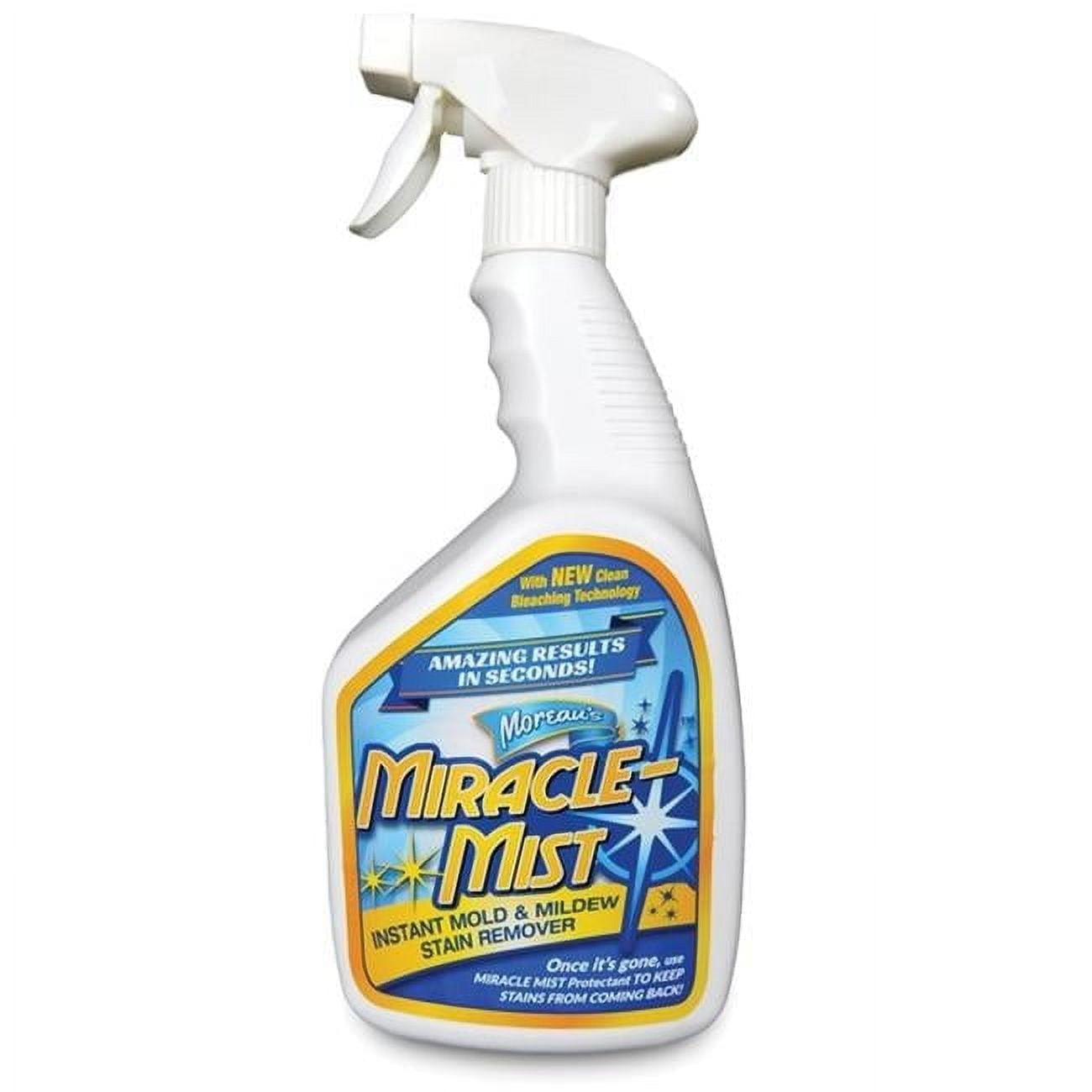 Miraclemist Instant Mold & Mildew Stain Remover Spray, 32 oz for Indoor ...
