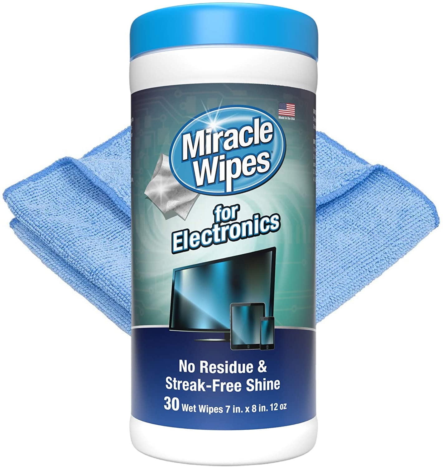 MiracleWipes - Anti-Static Device Cleaning Kit, 30 Count for ...