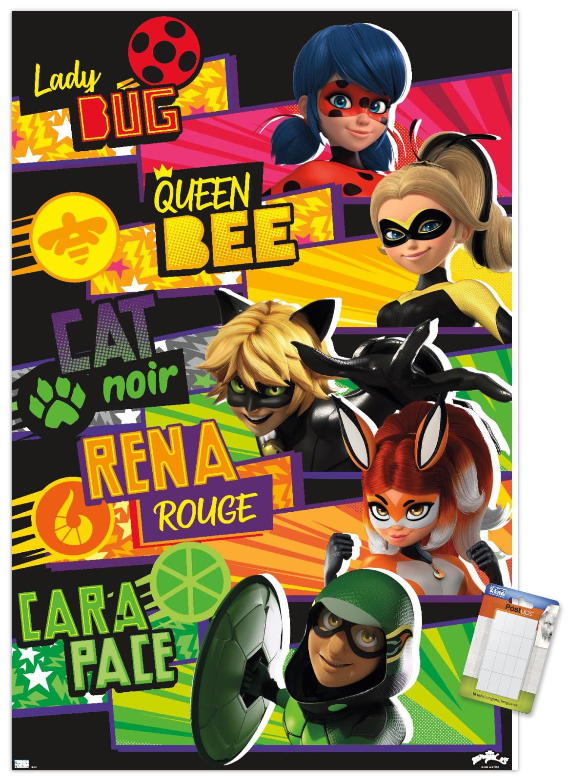 Miraculous - Bars Wall Poster, 22.375" x 34" - Walmart.com