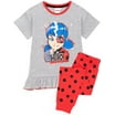 Miraculous Girls Ladybug & Cat Noir Long Sleeve Pajama Outfits, Sizes 4 ...