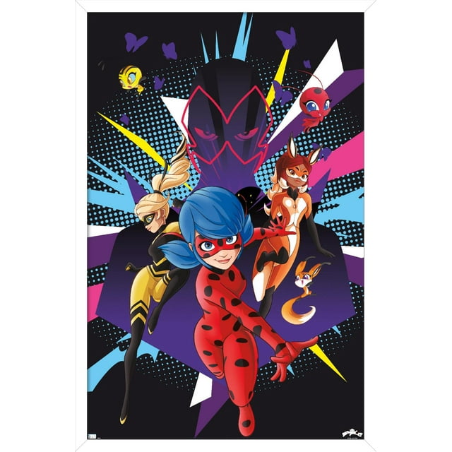Miraculous - Group Wall Poster, 14.725" x 22.375", Framed - Walmart.com