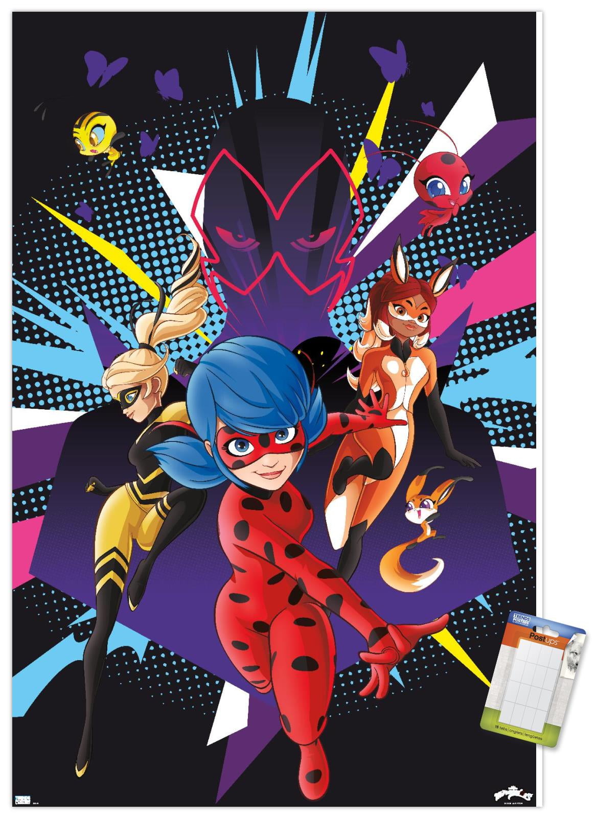 Miraculous - Group Wall Poster, 14.725" x 22.375" - Walmart.com