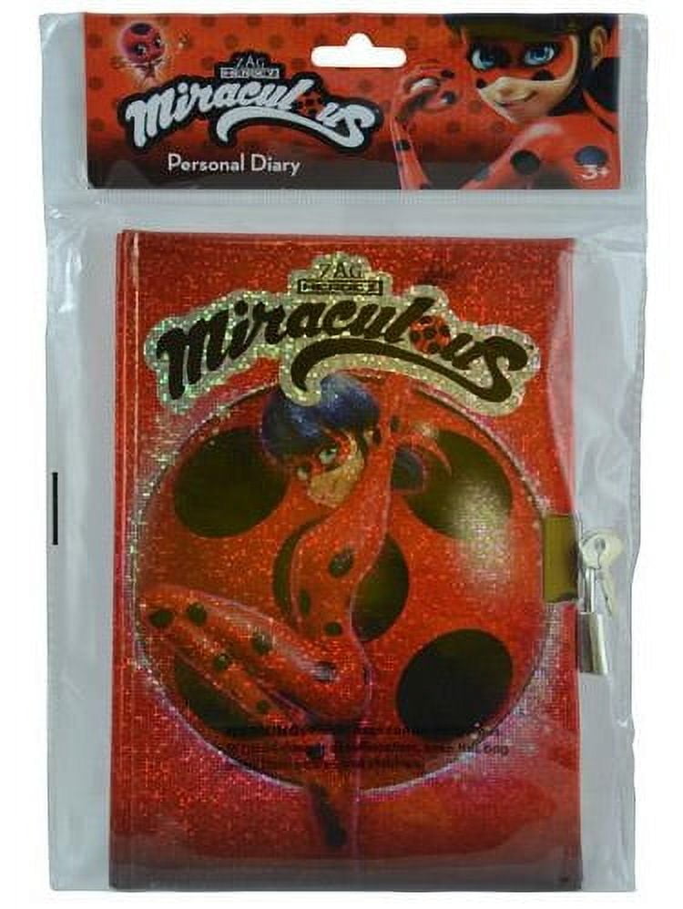Miraculous Ladybug 50 Sheets Foil Stamp Diary in Poly Bag with Header ...