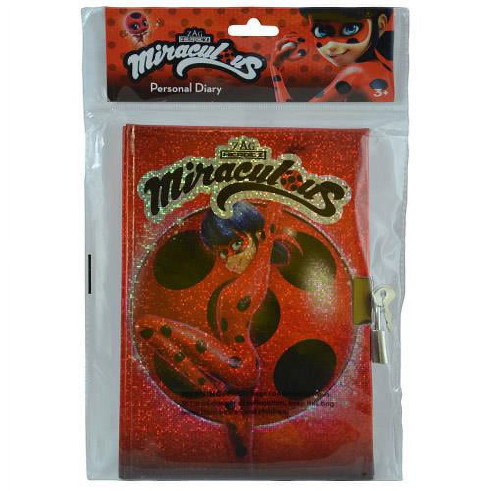 Miraculous Ladybug 50 Sheets Foil Stamp Diary in Poly Bag with Header ...
