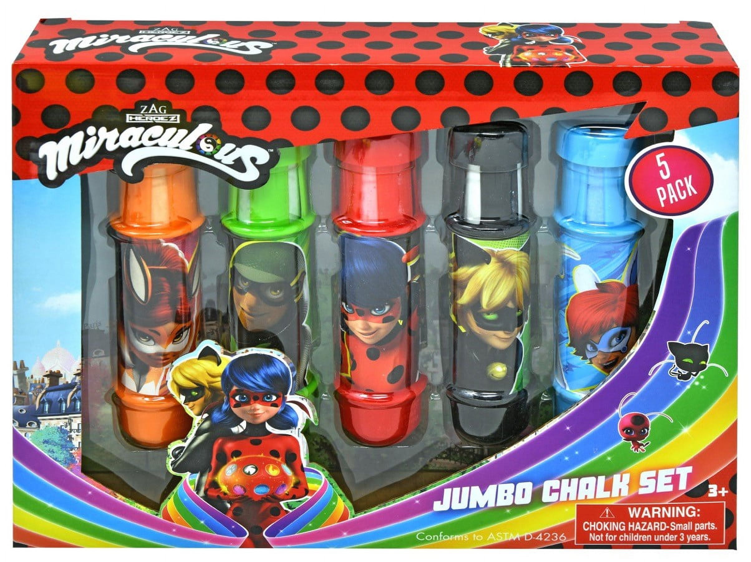Miraculous Ladybug 5pc Jumbo Chalk - Walmart.com