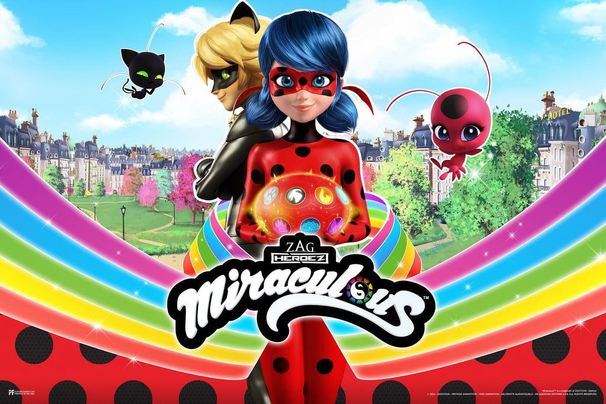 Miraculous Ladybug and Cat Noir Miraculouses Cartoon TV Series Movie ...