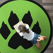 Well Woven Miraculous Ladybug Miraculous Ladybug Symbol Red 6'7" Round ...