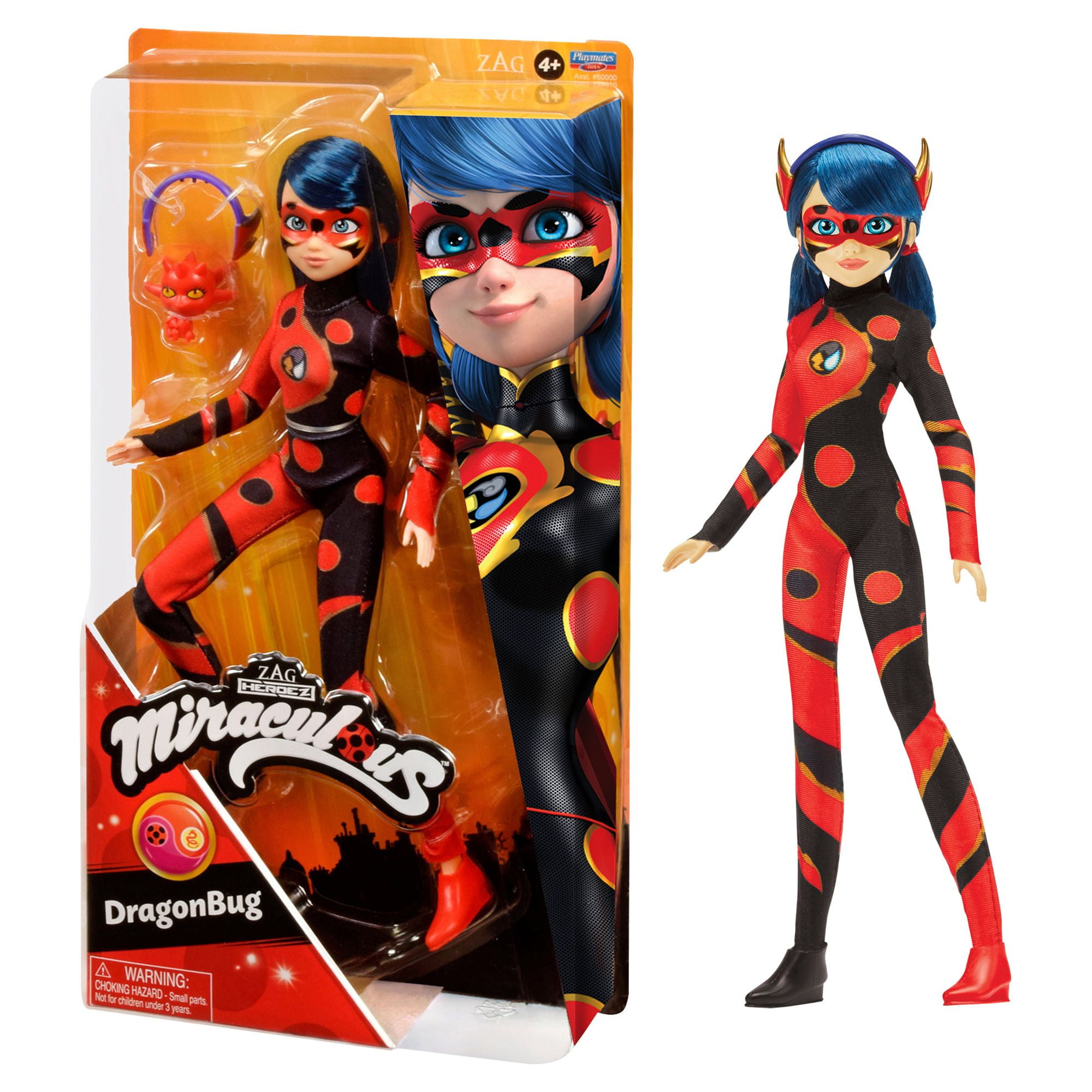 Miraculous Ladybug Dragon Bug Action Doll - Lady Toys Heroes - Walmart.com