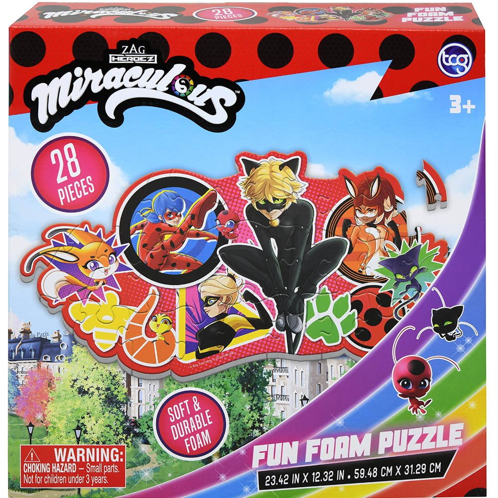 Miraculous Ladybug Foam Puzzle Mat Boxed - Walmart.com