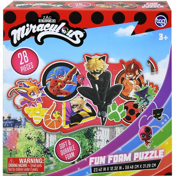 Miraculous Ladybug Foam Puzzle Mat Boxed - Walmart.com