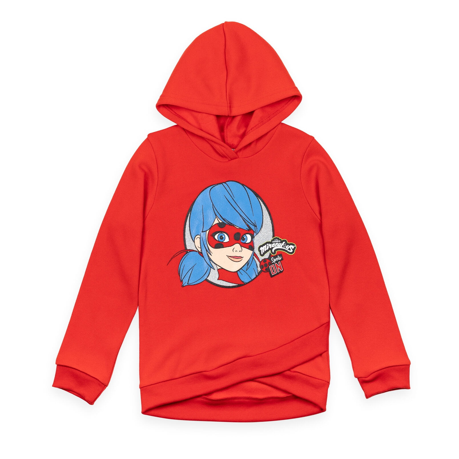 Miraculous Ladybug Little Girls Fleece Hoodie Awesome Red 4-5 - Walmart.com