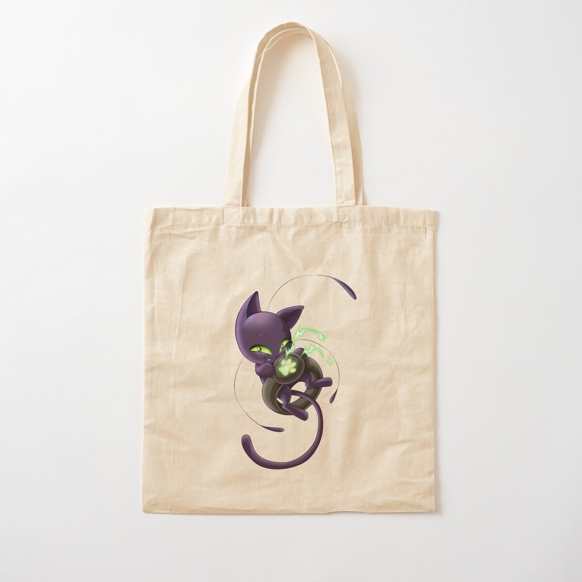 Miraculous Ladybug - Plagg With Ring Cotton Tote Bag Canvas Tote Bag ...