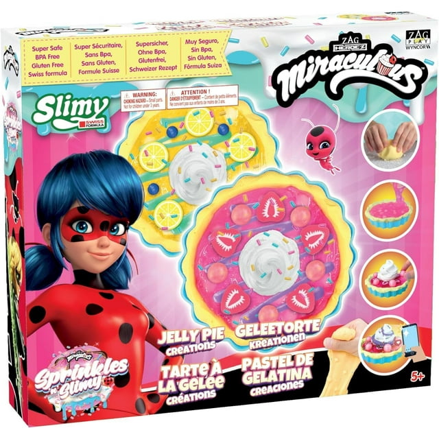 Miraculous Ladybug - Sprinkles n' Slimy Jelly Pie - Slime Kit for Girls ...