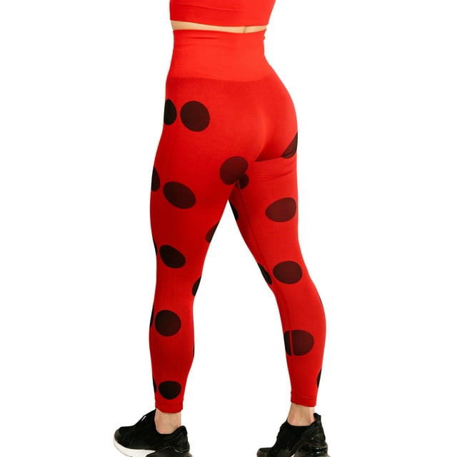Miraculous Ladybug Womens Leggings Active Cosplay - Seamless for Gym ...