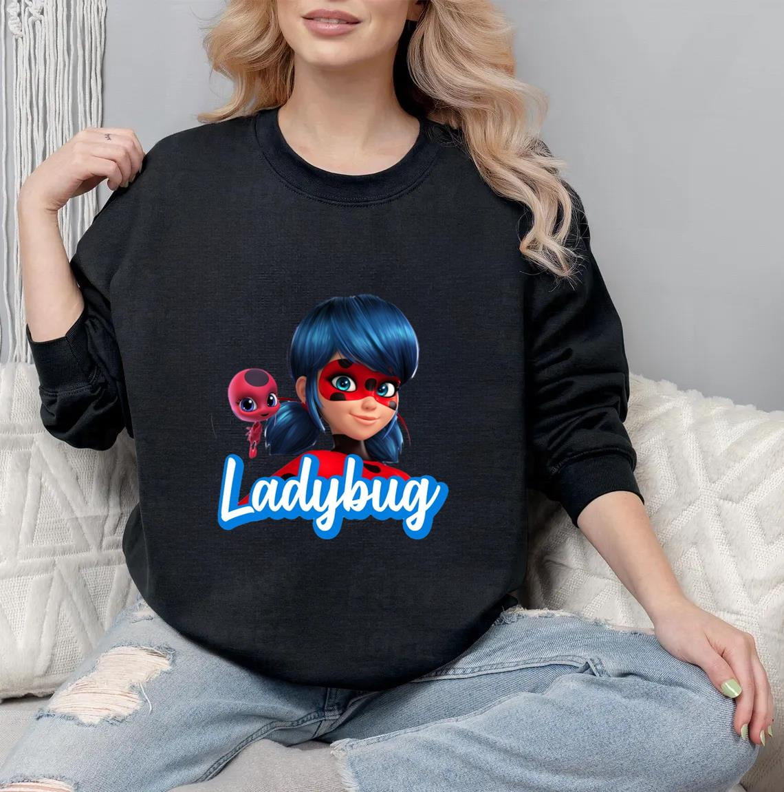 Miraculous Ladybug with Tikki Hero Fan T-shirt, Sweatshirt, Hoodie, for ...
