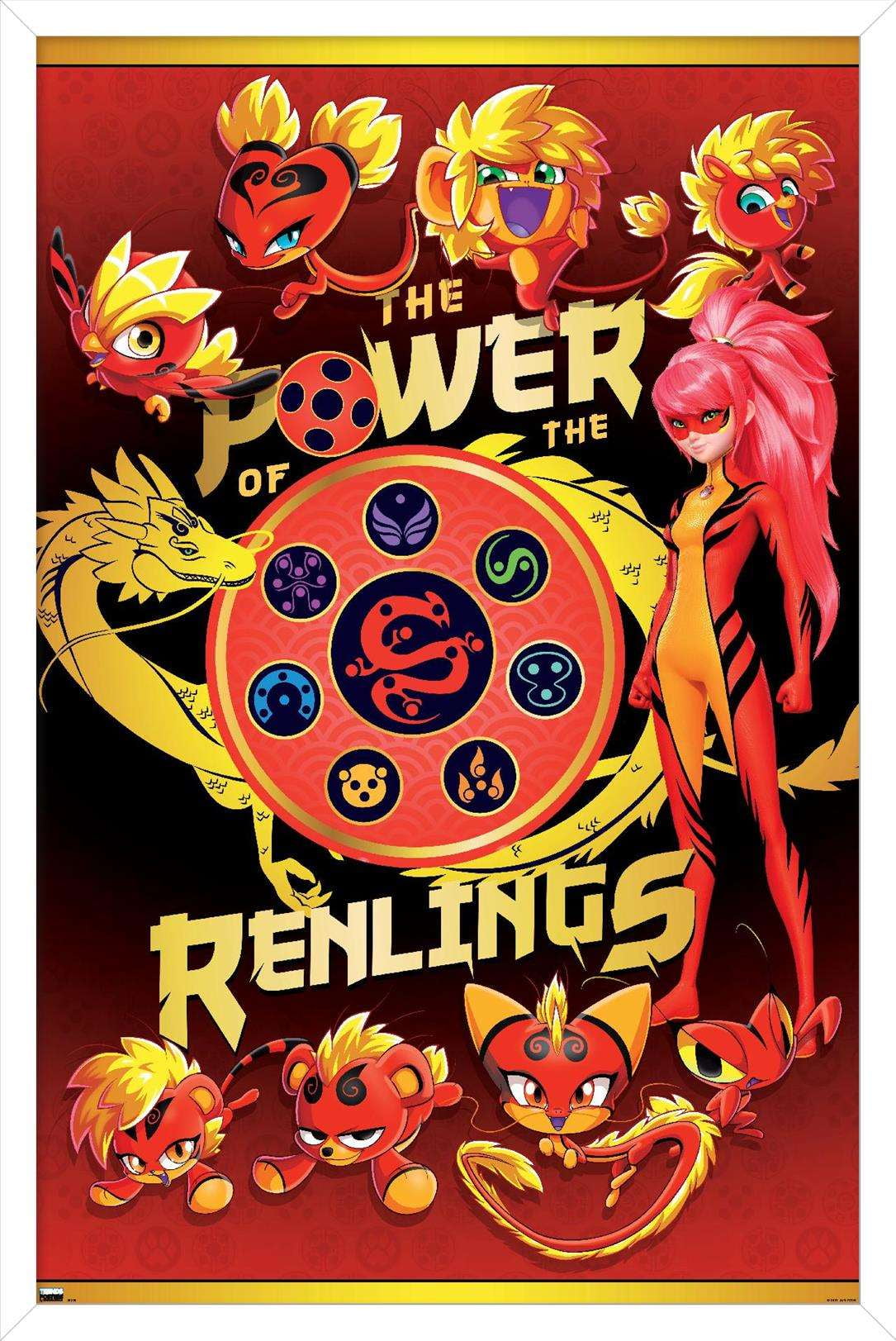 Miraculous: Shanghai - The Power Of The Renlings Wall Poster, 22.375" x ...