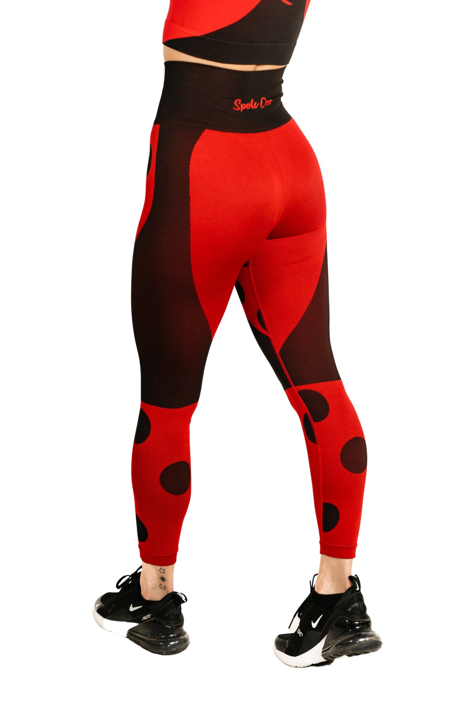 Miraculous Womens Workout Leggings Red/Black Small - Walmart.com