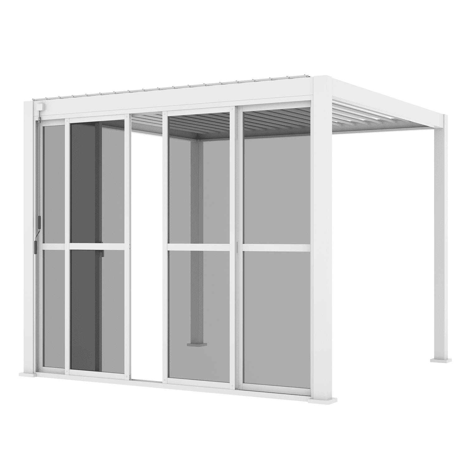 Mirador 10' Sliding PC Door w/ Handle for 111 Pergola, 4 Panels ...