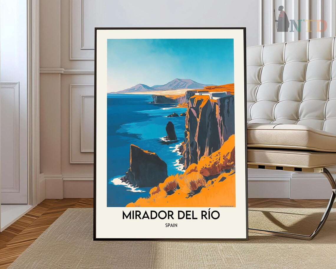 Mirador Del Río Print, Mirador Del Río Wall Art, Mirador Del Río Poster ...