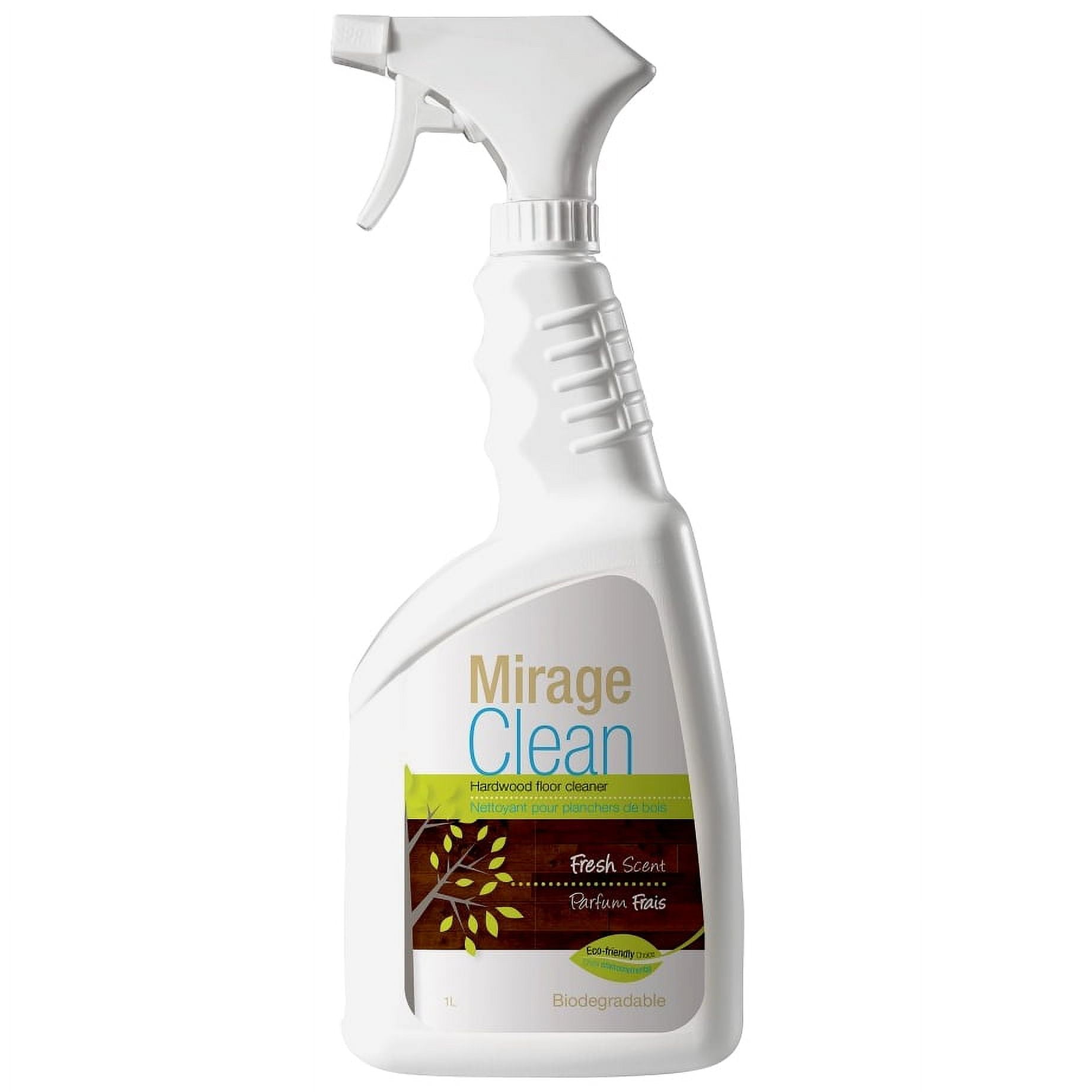 Mirage Clean Hardwood Floor Cleaner Eco-Friendly Fresh Scent ...