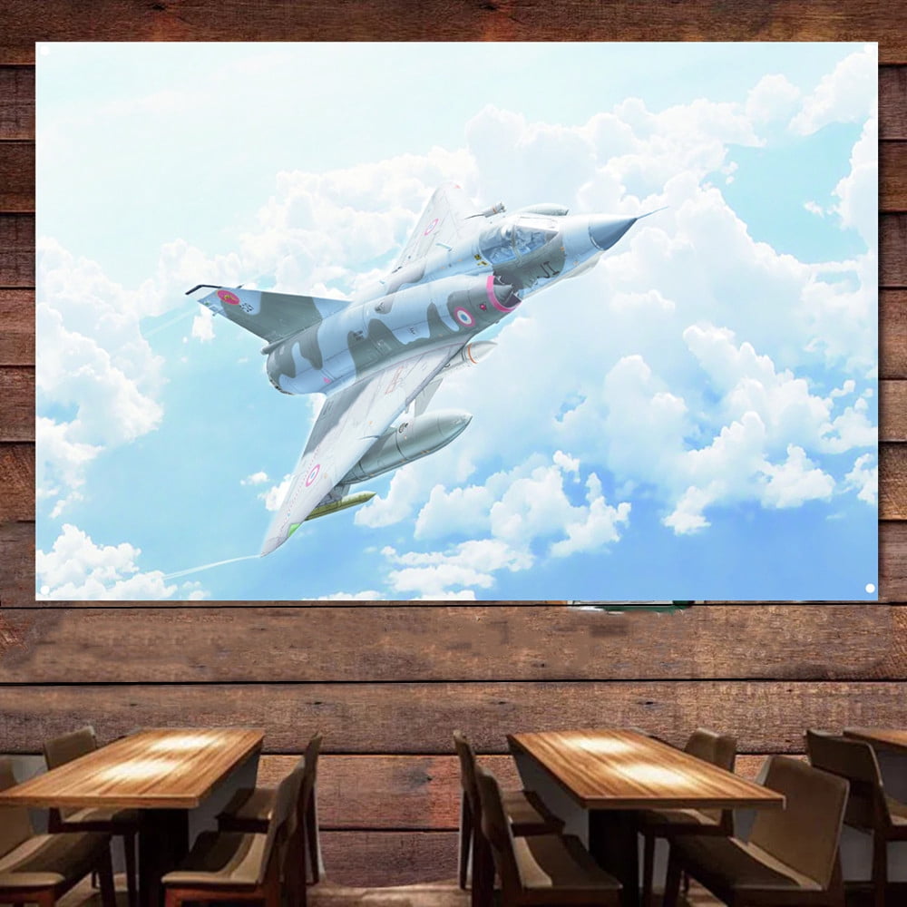 Mirage IIIE Fighter Banner - Air Force Military Wall Art Poster For ...