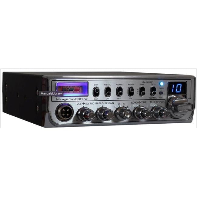 Mirage MX36HP3 50W 10 Meter Radio - Walmart.com