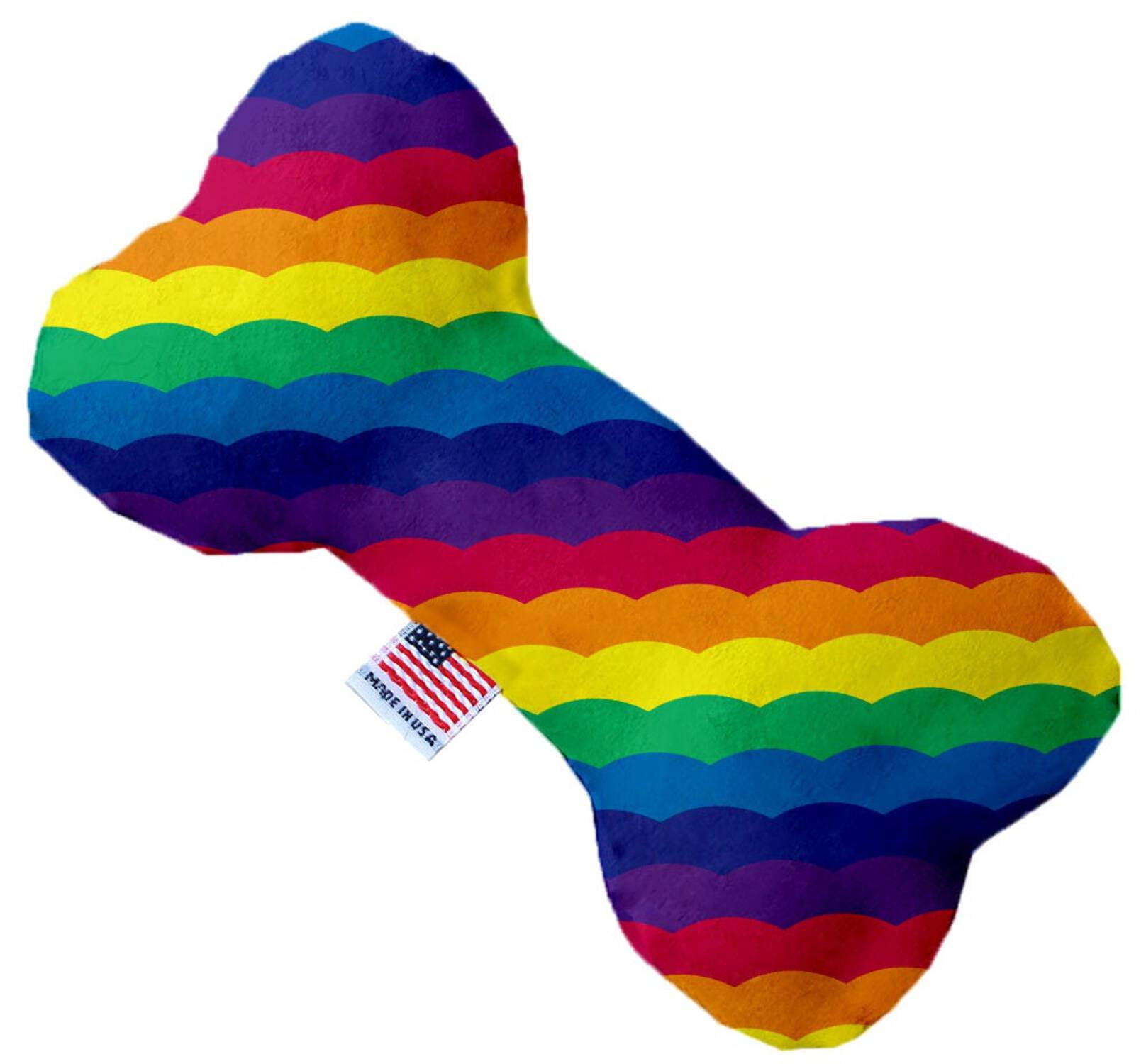 Pet and Dog Plush Heart or Bone Toy, "Rainbow Pride Group" (Available ...