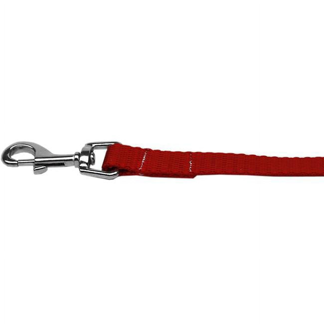 Mirage Pet Products Plain Nylon Pet Leash, 1 x 4, Red - Walmart.com