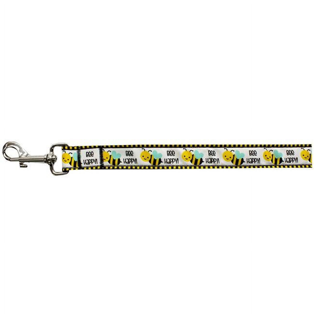 Mirage Pet Bee Happy Nylon Pet Leash 1in by 6ft - Walmart.com