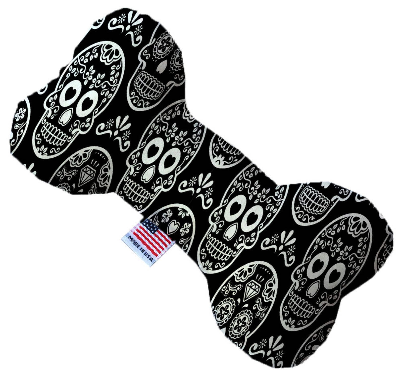 Pet and Dog Plush Heart or Bone Toy, "Skulls Group" (Available in ...