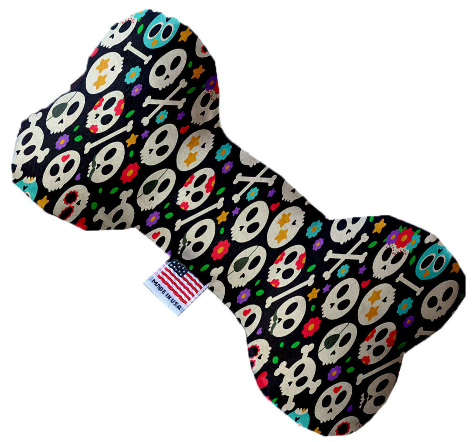 Pet and Dog Plush Heart or Bone Toy, "Skulls Group" (Available in ...