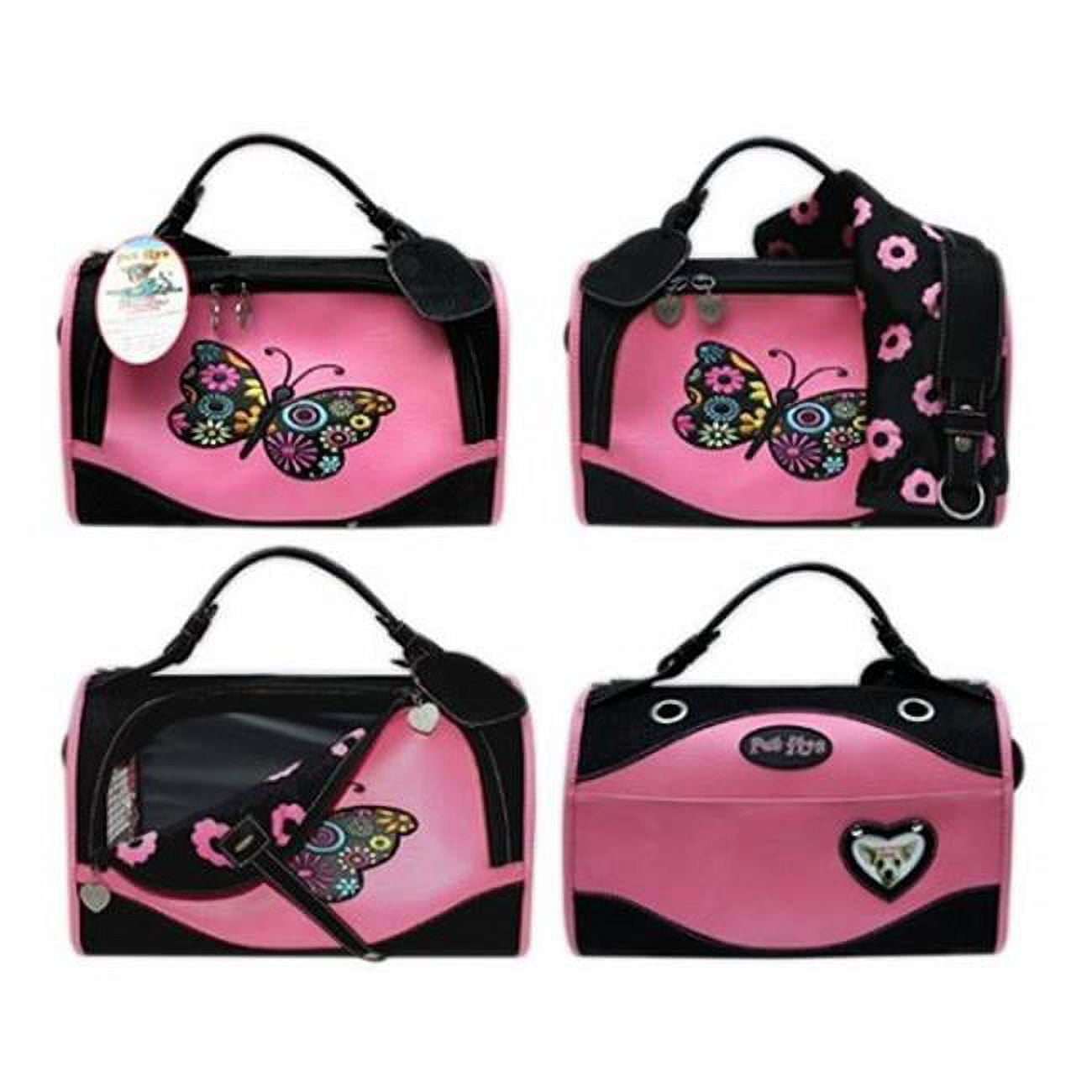 Mirage Pet 500-024 Butterfly Pet Carrier - Regular - Walmart.com