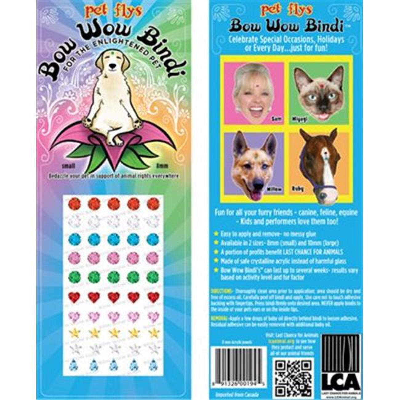Mirage Pet 500-053 8 Bow Wow Bindis - 8 mm - Walmart.com