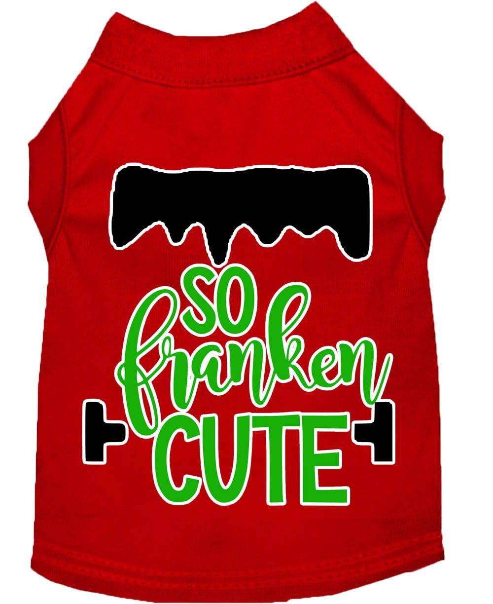 Mirage Pet 51-433 RDXL So Franken Cute Screen Print Dog Shirt, Red ...