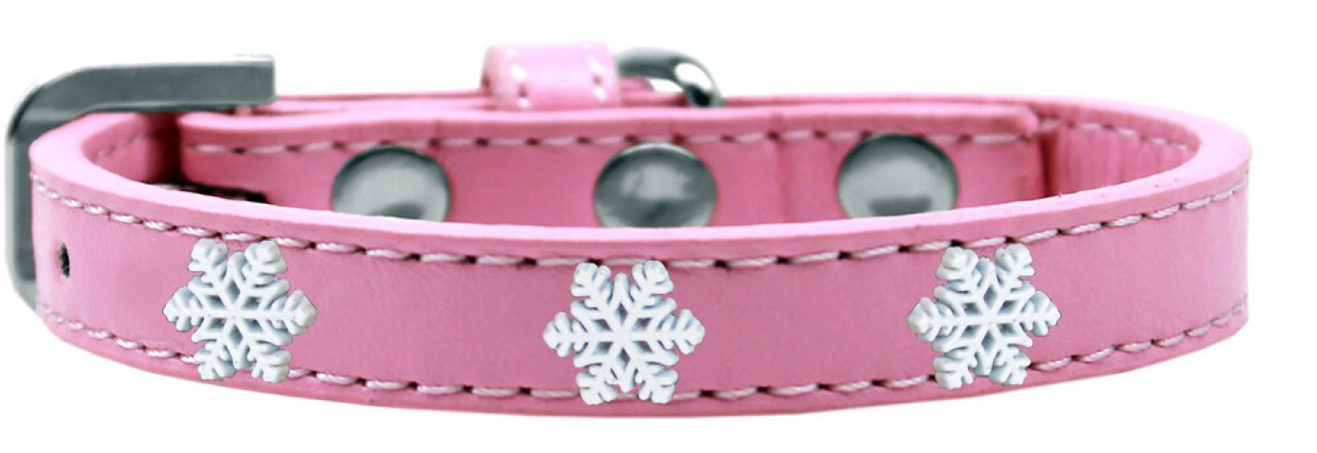 Dog, Puppy and Pet Widget Fashion Collar, "Snowflakes" - Walmart.com
