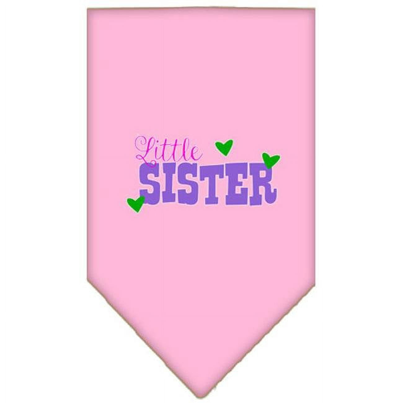 Mirage Pet 66-198 LGLPK Little Sister Screen Print Bandana, Light Pink ...