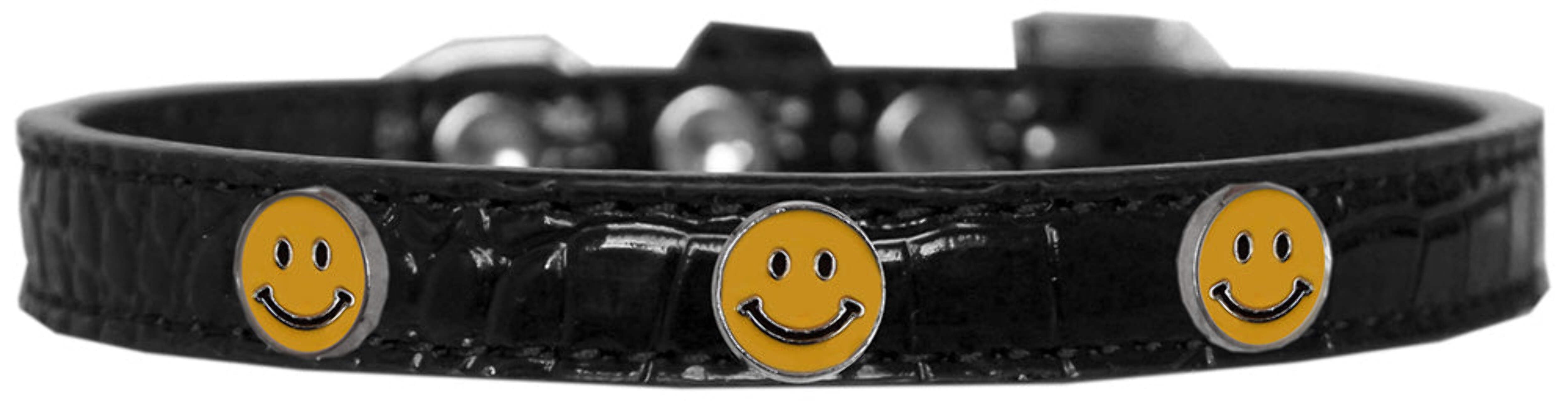 Dog, Puppy Pet Designer Croc Widget Collar, "Happy Face" - Walmart.com