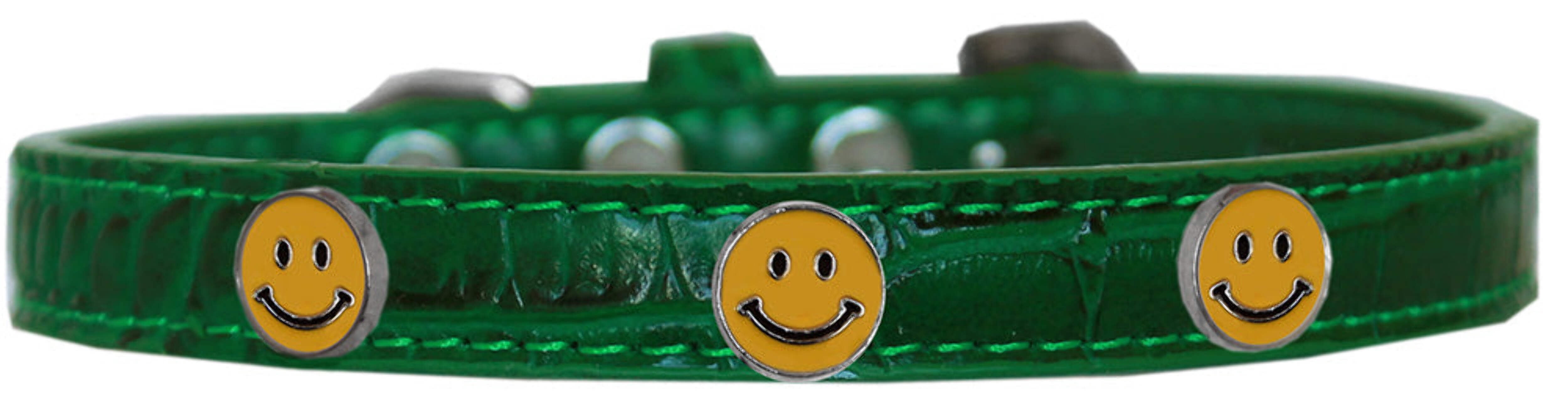 Dog, Puppy Pet Designer Croc Widget Collar, "Happy Face" - Walmart.com