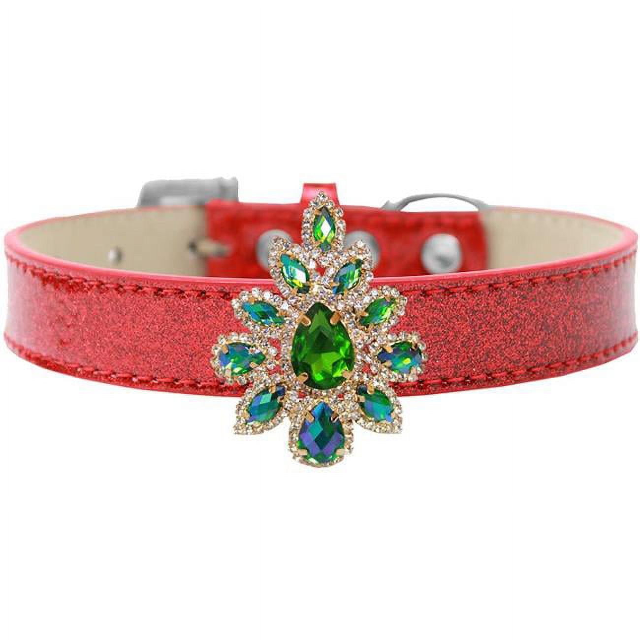 Mirage Pet 722-10 RD12 Emerald Green Sofia Dog Collar, Red Ice Cream ...