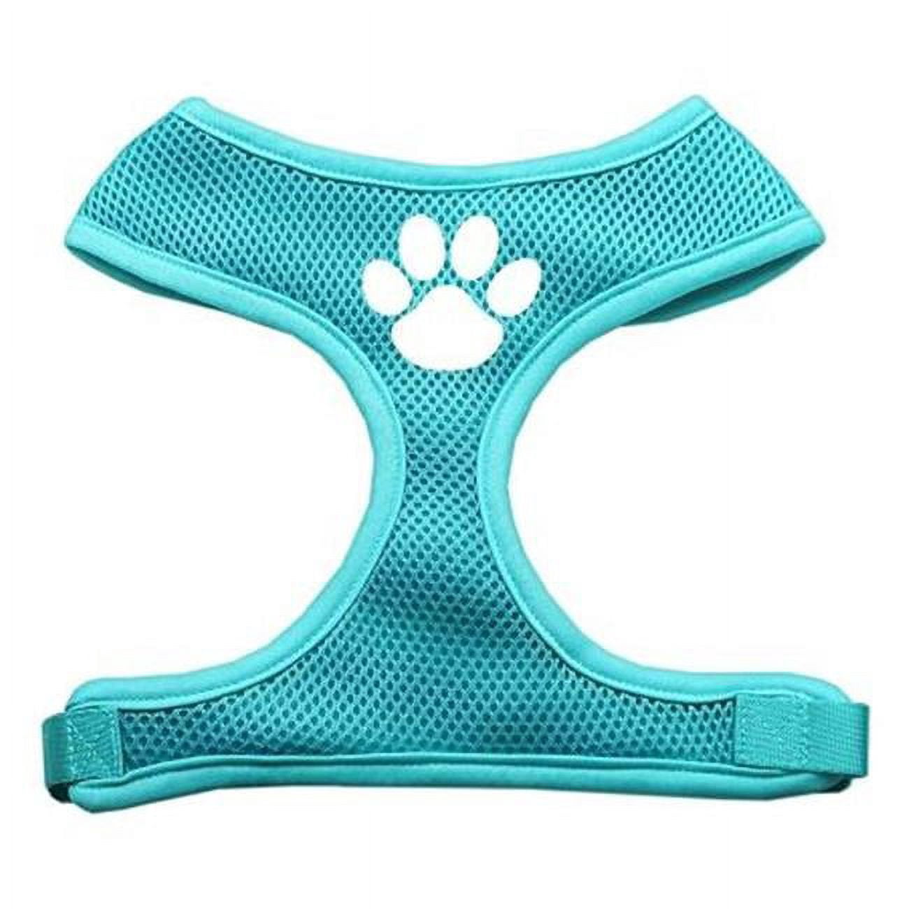Mirage Pet Products 70-16 XLAQ Paw Design Soft Mesh Harnesses Aqua ...