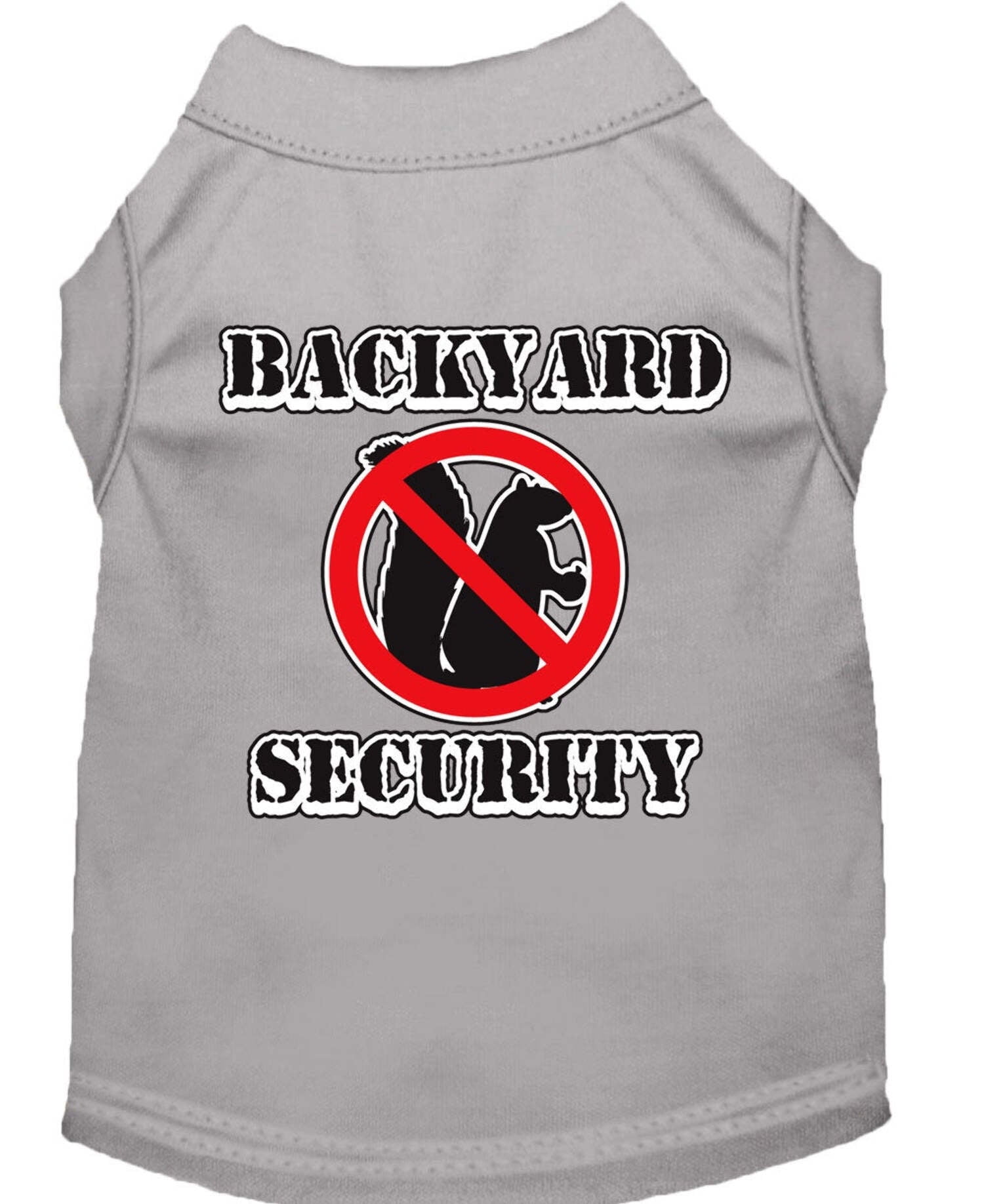 Pet Dog Cat Shirt Screen Printed, "Backyard Security" - Walmart.com