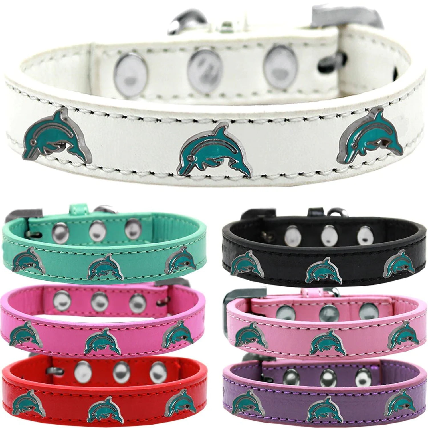 Dog, Puppy Pet Widget Fashion Collar, "Dolphin" - Walmart.com