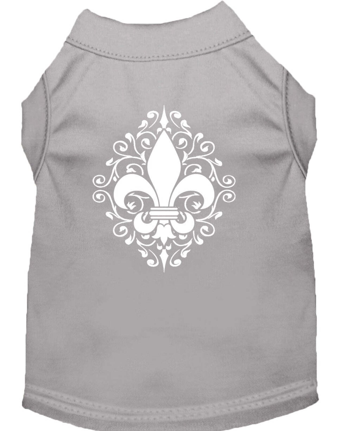 Pet Dog Cat Shirt Screen Printed, "Henna Fleur De Lis" - Walmart.com