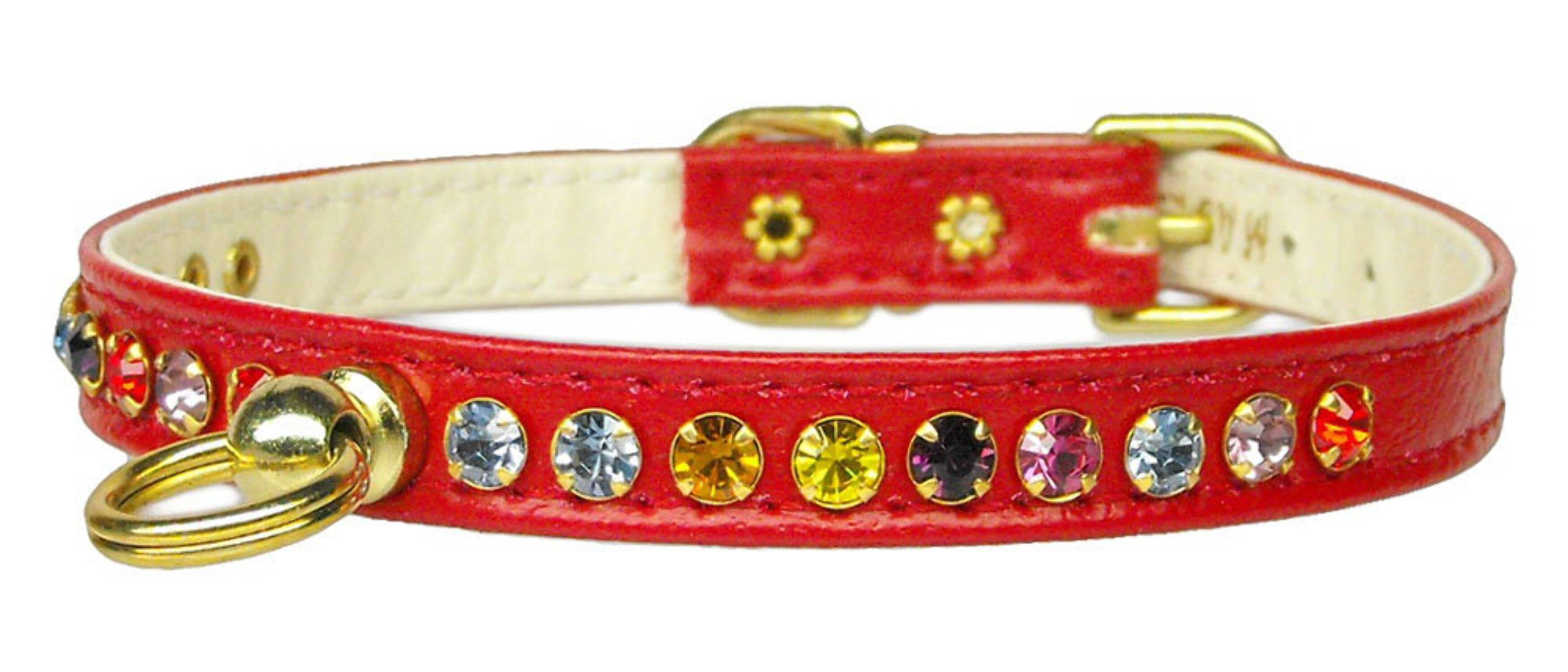 Dog, Puppy Pet Collar, "#26 One Row Confetti Crystal Jewelry Set ...