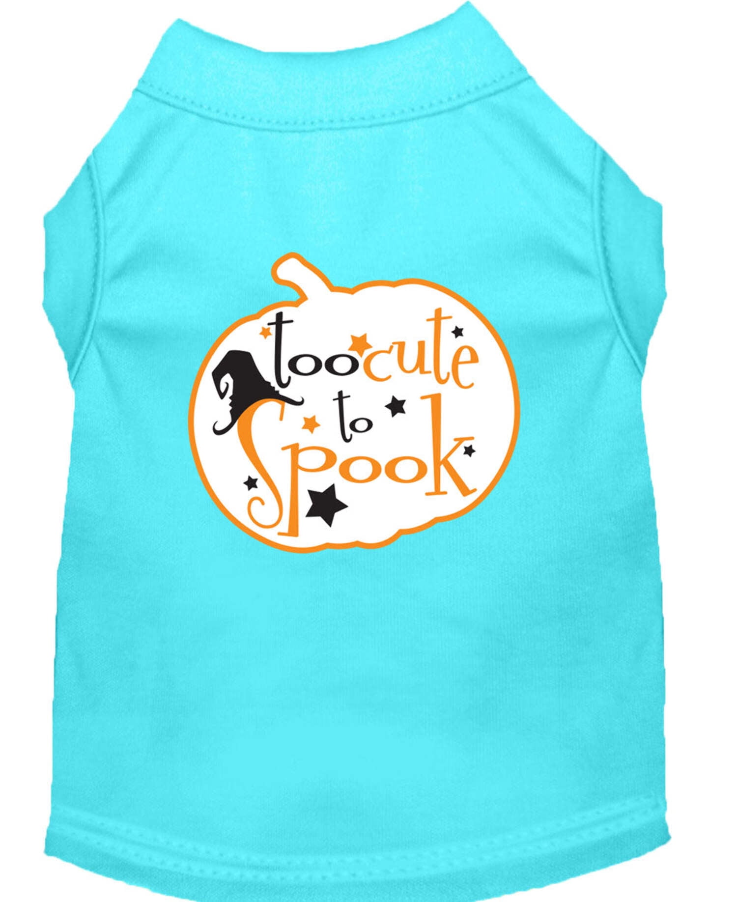 Halloween Pet Dog Cat Shirt Screen Printed, "Too Cute To Spook ...
