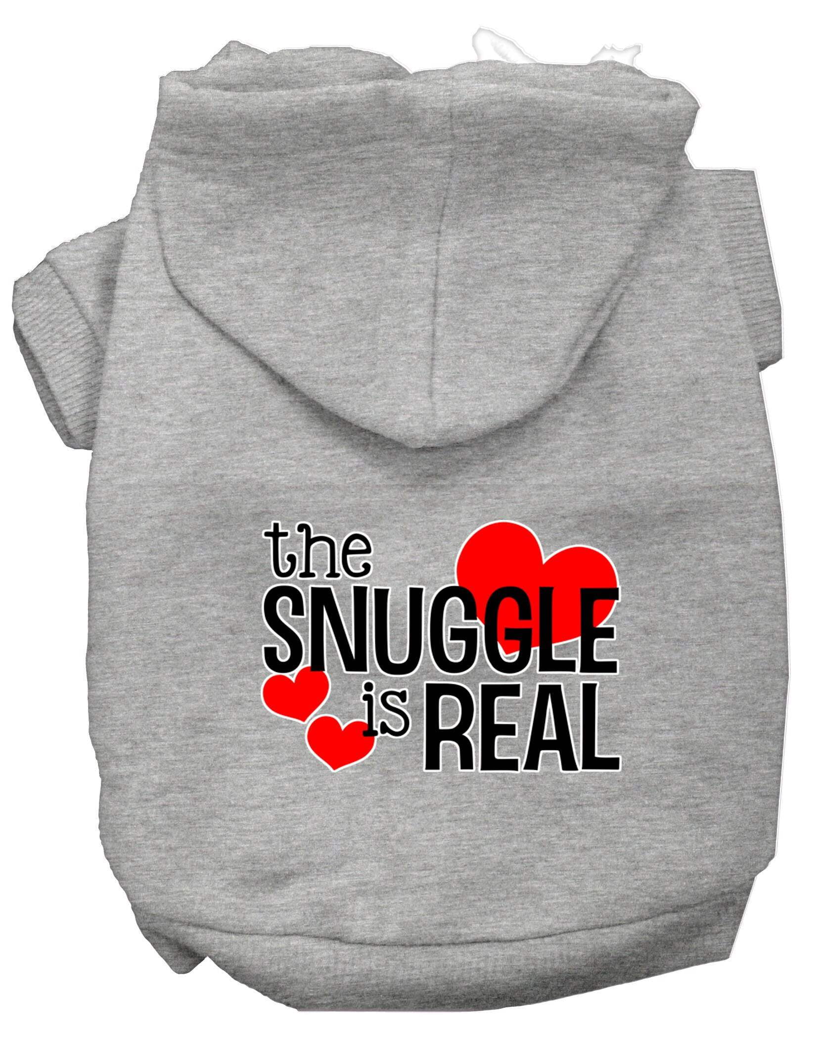 Pet, Dog Cat Hoodie Screen Printed, "The Snuggle Is Real" - Walmart.com