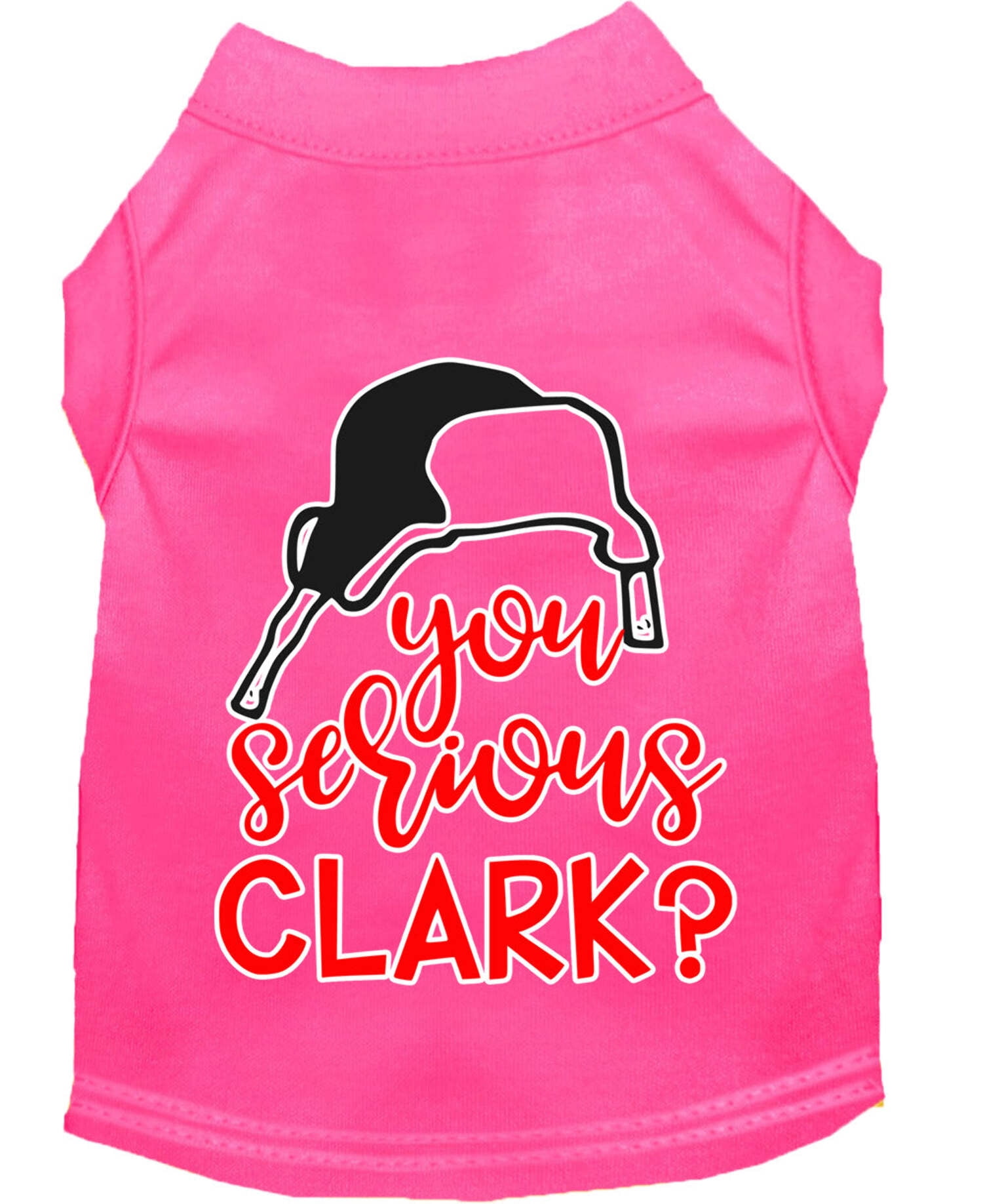 Christmas Pet Dog Cat Shirt Screen Printed, "You Serious, Clark ...